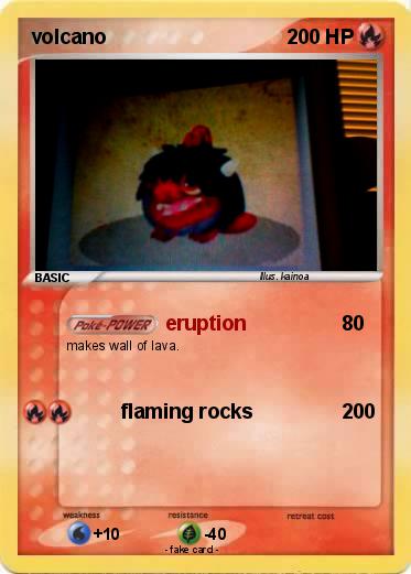 Pokémon volcano 139 139 - eruption - My Pokemon Card