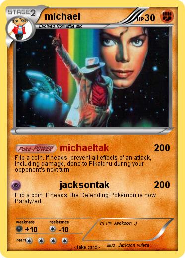 Pokémon michael 3345 3345 - michaeltak - My Pokemon Card