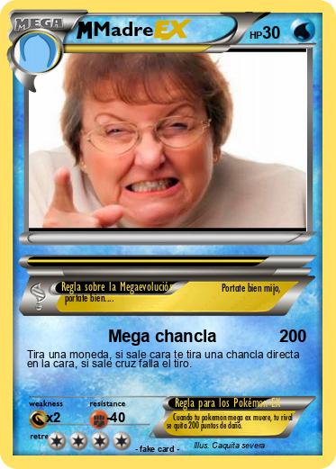 Pokémon Madre 9 9 - Mega chancla - Mi carta pokémon