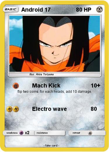 Pokémon Android 17 35 35 - Mach Kick - My Pokemon Card