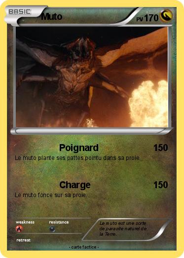 Pokémon Muto 52 52 - Poignard - Ma carte Pokémon