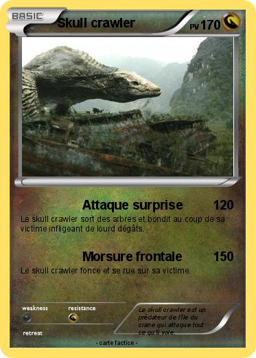 Pokémon Skull crawler 7 7 - Attaque surprise - Ma carte Pokémon