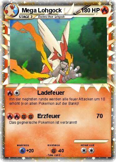 Pokémon Mega Lohgock - Ladefeuer - My Pokemon Card