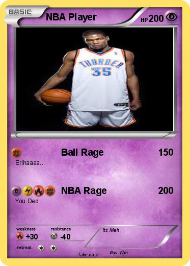 Pokémon NBA Player - Ball Rage - My Pokemon Card