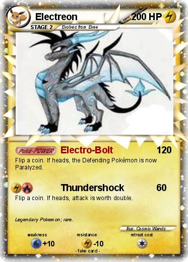 Pokémon Electreon 1 1 - Electro-Bolt - My Pokemon Card