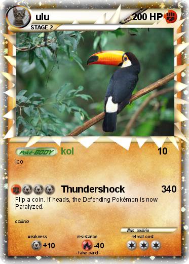 Pokémon ulu - kol - My Pokemon Card