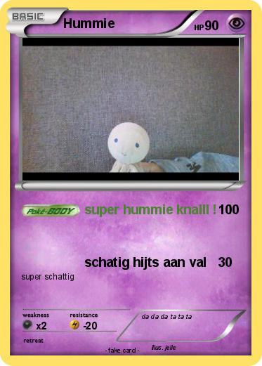 Pokémon Hummie - super hummie knalll ! ! ! - My Pokemon Card