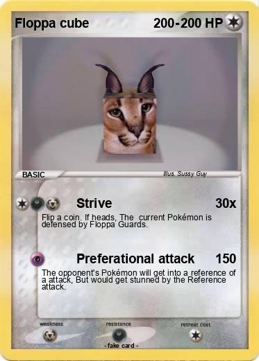 Pokémon Floppa cube 200 200 - Strive - My Pokemon Card