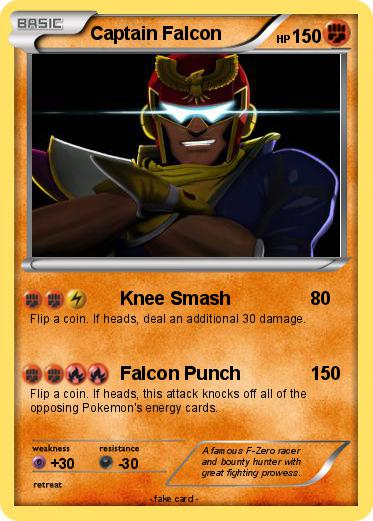Pokémon Captain Falcon 379 379 - Knee Smash - My Pokemon Card