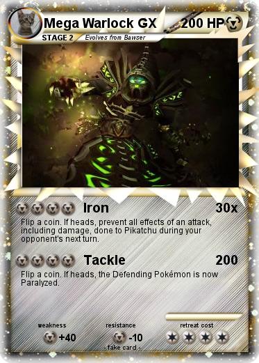 Pokémon Mega Warlock GX - Iron - My Pokemon Card