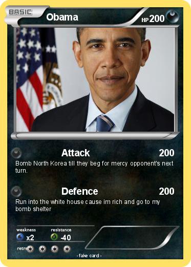 Pokémon Obama 734 734 - Attack - My Pokemon Card