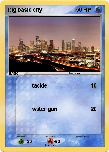 Pokémon big basic city - tackle - My Pokemon Card