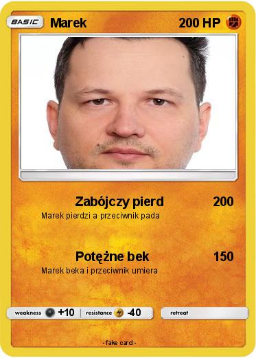 Pokémon Marek 38 38 - Zabójczy pierd - Twoja własna karta pokemon