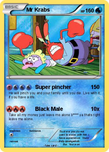 Pokémon Mr Krabs 238 238 - Super pincher - My Pokemon Card