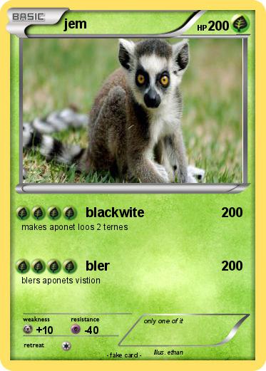 Pokémon jem 13 13 - blackwite - My Pokemon Card