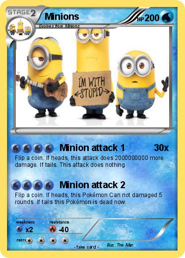 Pokémon Minions 203 203 - Minion attack 1 - My Pokemon Card
