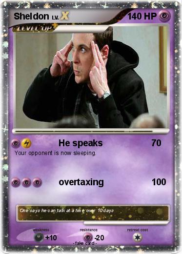 Pokémon Sheldon 334 334 - He speaks - My Pokemon Card