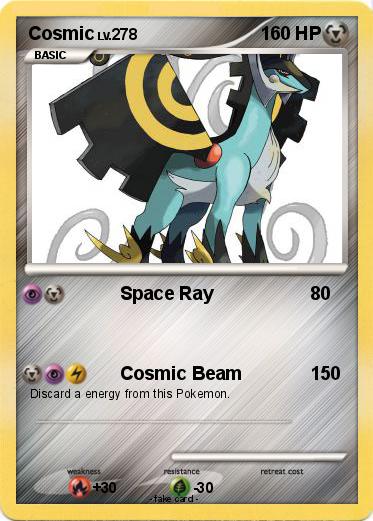 Pokémon Cosmic 229 229 - Space Ray - My Pokemon Card