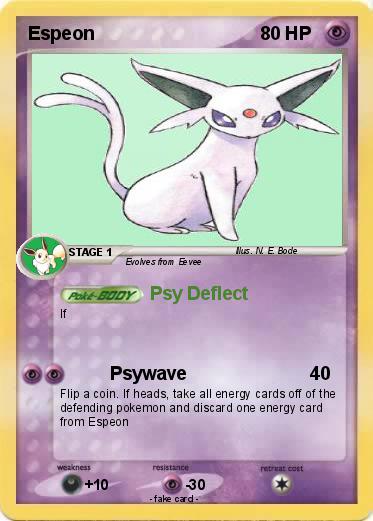 Pokémon Espeon 660 660 - Psy Deflect - My Pokemon Card