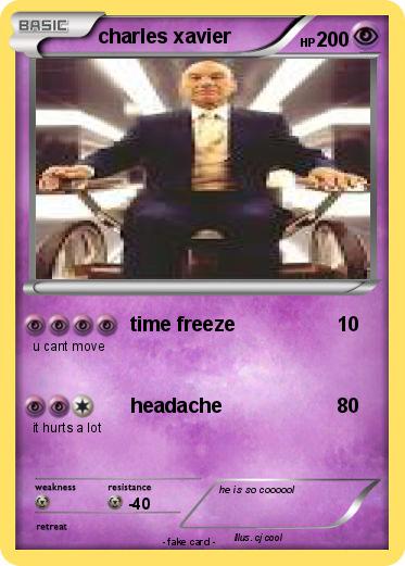Pokémon charles xavier 5 5 - time freeze - My Pokemon Card
