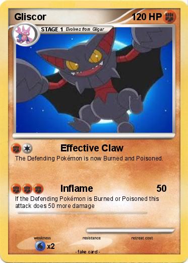 Pokémon Gliscor 125 125 - Effective Claw - My Pokemon Card
