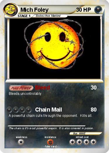 Pokémon Mich Foley - Bleed - My Pokemon Card