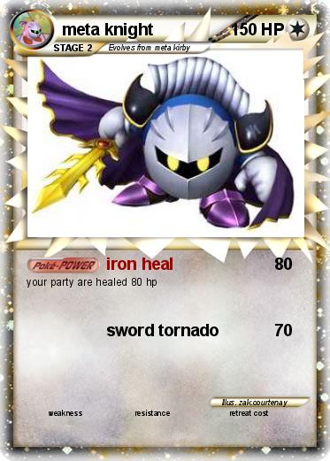 Pokémon meta knight 169 169 - iron heal - My Pokemon Card