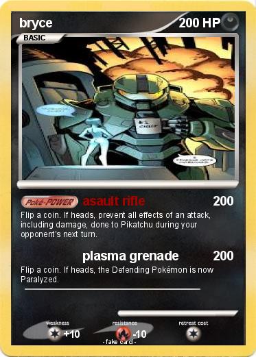 Pokémon bryce 73 73 - asault rifle - My Pokemon Card