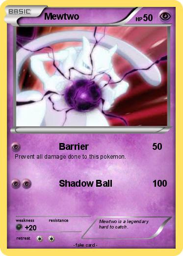 Pokémon Mewtwo 6449 6449 - Barrier - My Pokemon Card