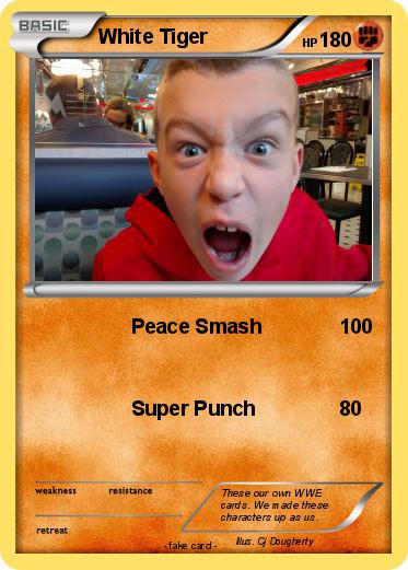 Pokémon White Tiger 69 69 - Peace Smash - My Pokemon Card