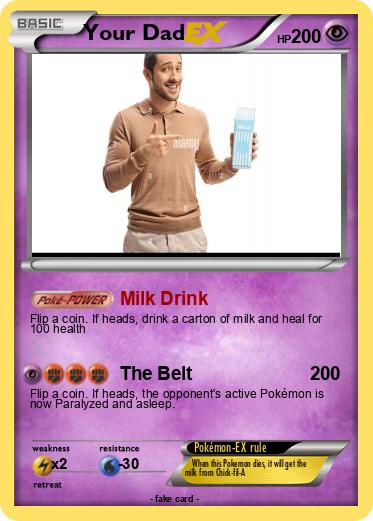 Pokémon Your Dad 133 133 - Milk Drink - My Pokemon Card