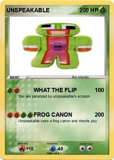 Pokémon UNSPEAKABLE 155 155 - WHAT THE FLIP - My Pokemon Card