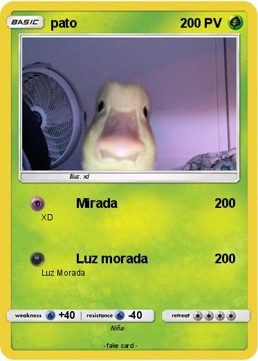 Pokémon pato 79 79 - Mirada - Mi carta pokémon