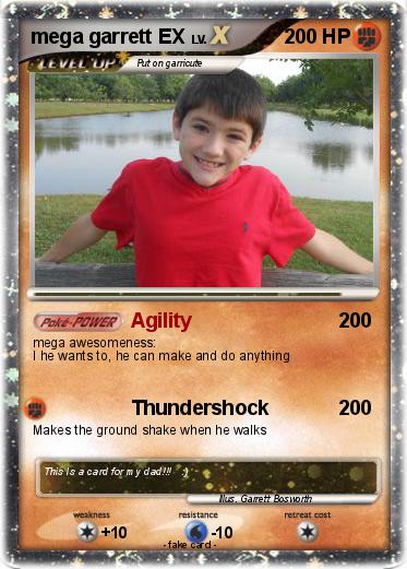 Pokémon mega garrett EX - Agility - My Pokemon Card