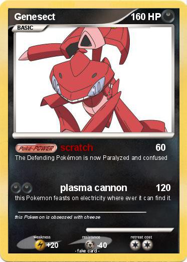 Pokémon Genesect 973 973 - scratch - My Pokemon Card
