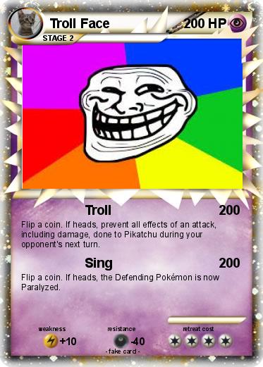 Pokémon Troll Face 812 812 - Troll - My Pokemon Card