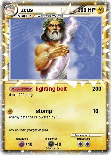Pokémon zeus 1100 1100 - lighting bolt - My Pokemon Card