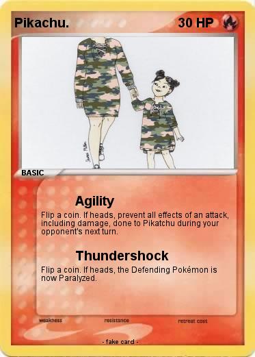 Pokémon Pikachu 20505 20505 - Agility - My Pokemon Card