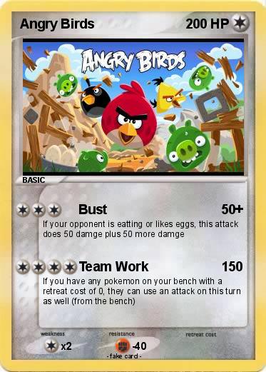 Pokémon Angry Birds 350 350 - Bust + - My Pokemon Card