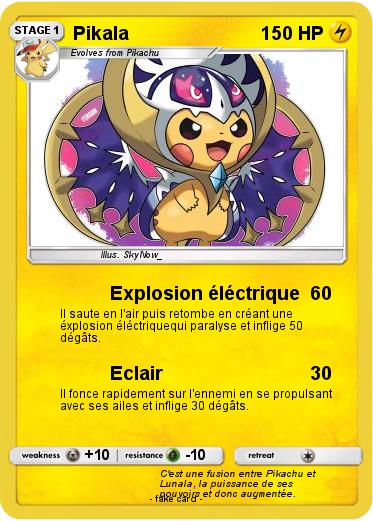 Pokémon Pikala 5 5 - Explosion éléctrique - My Pokemon Card