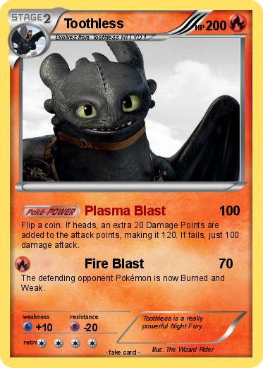 Pokémon Toothless 538 538 - Plasma Blast - My Pokemon Card