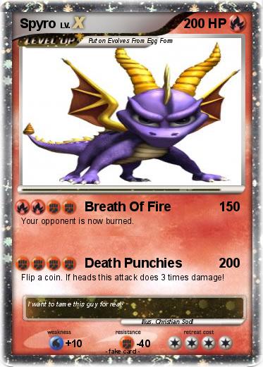 Pokémon Spyro 774 774 - Breath Of Fire - My Pokemon Card