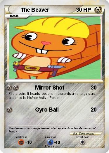 Pokémon The Beaver 6 6 - Mirror Shot - My Pokemon Card