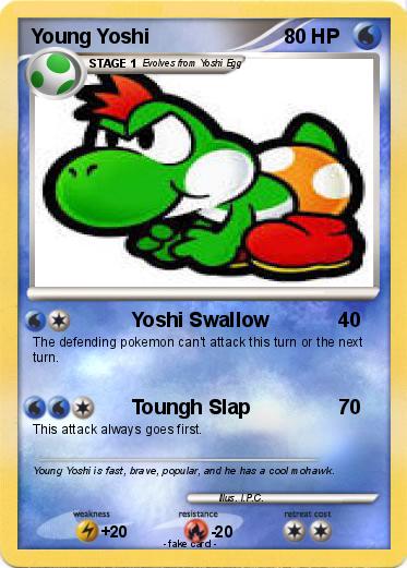 Pokémon Young Yoshi - Yoshi Swallow - My Pokemon Card