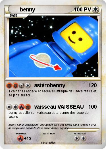 Pokémon benny 126 126 - astérobenny - Ma carte Pokémon