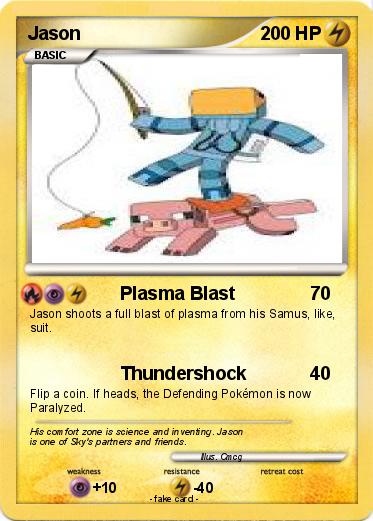 Pokémon Jason 1119 1119 - Plasma Blast - My Pokemon Card
