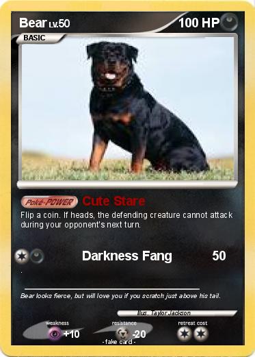 Pokémon Bear 281 281 - Cute Stare - My Pokemon Card