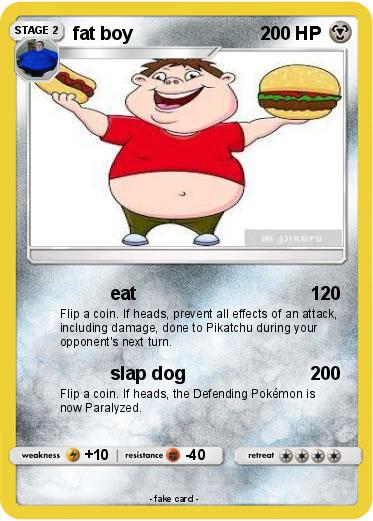 Pokémon fat boy 98 98 - eat - My Pokemon Card