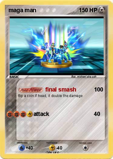 Pokémon maga man 3 3 - final smash - My Pokemon Card