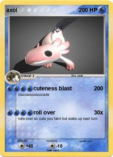 Pokémon axol 11 11 - cuteness blast - My Pokemon Card